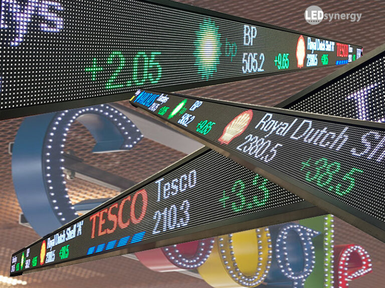 LED World Time Zone Tickers | LED World Clock Displays